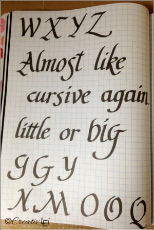 Learning Italic Calligraphy {#LoveYourLettering} - CreativLEI