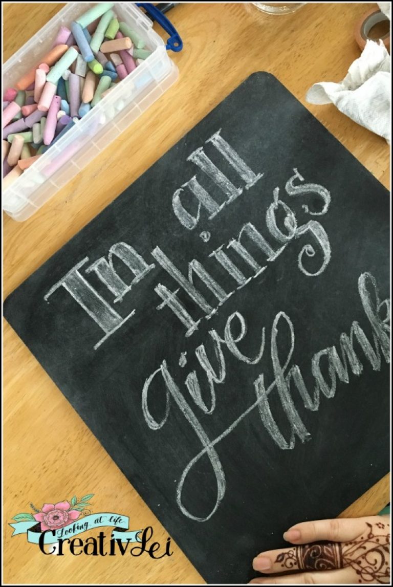 Chalkboard Lettering Creativlei
